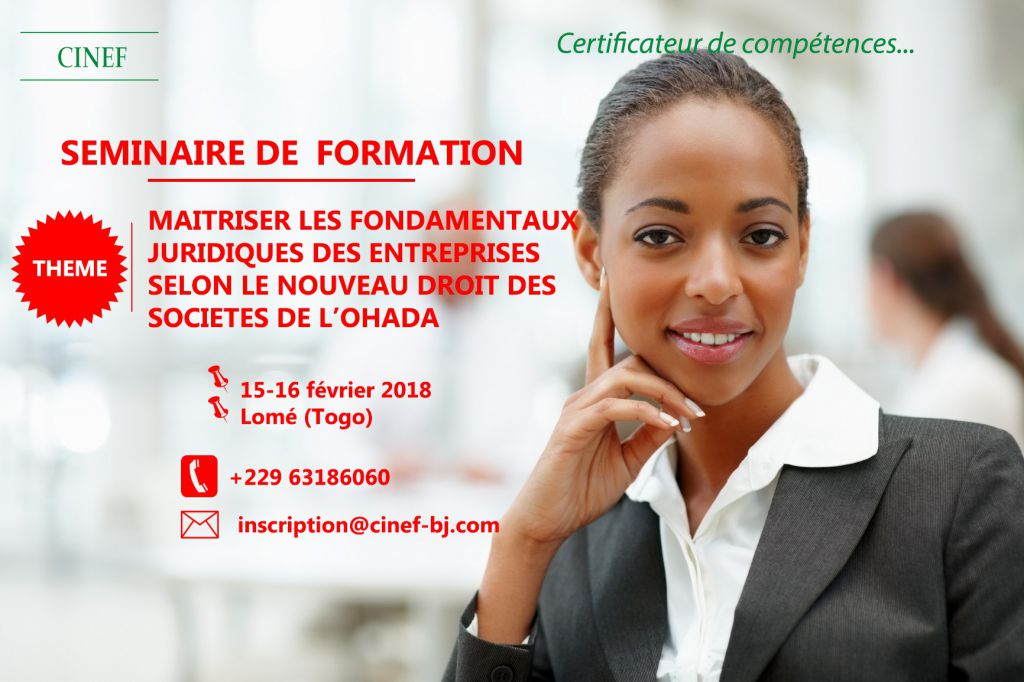OHADA.com - Séminaire sur le thème : « Maîtriser les fondamentaux ... OHADA.com - Séminaire sur le thème : « Maîtriser les fondamentaux ...